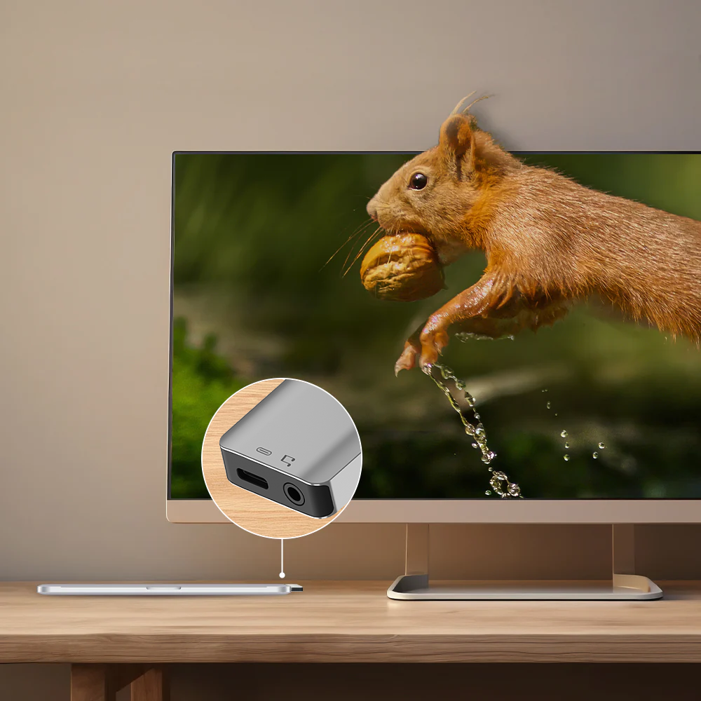 Adonit Nest USB-C to Headphone Jack & HDMI & USB-C Adapter